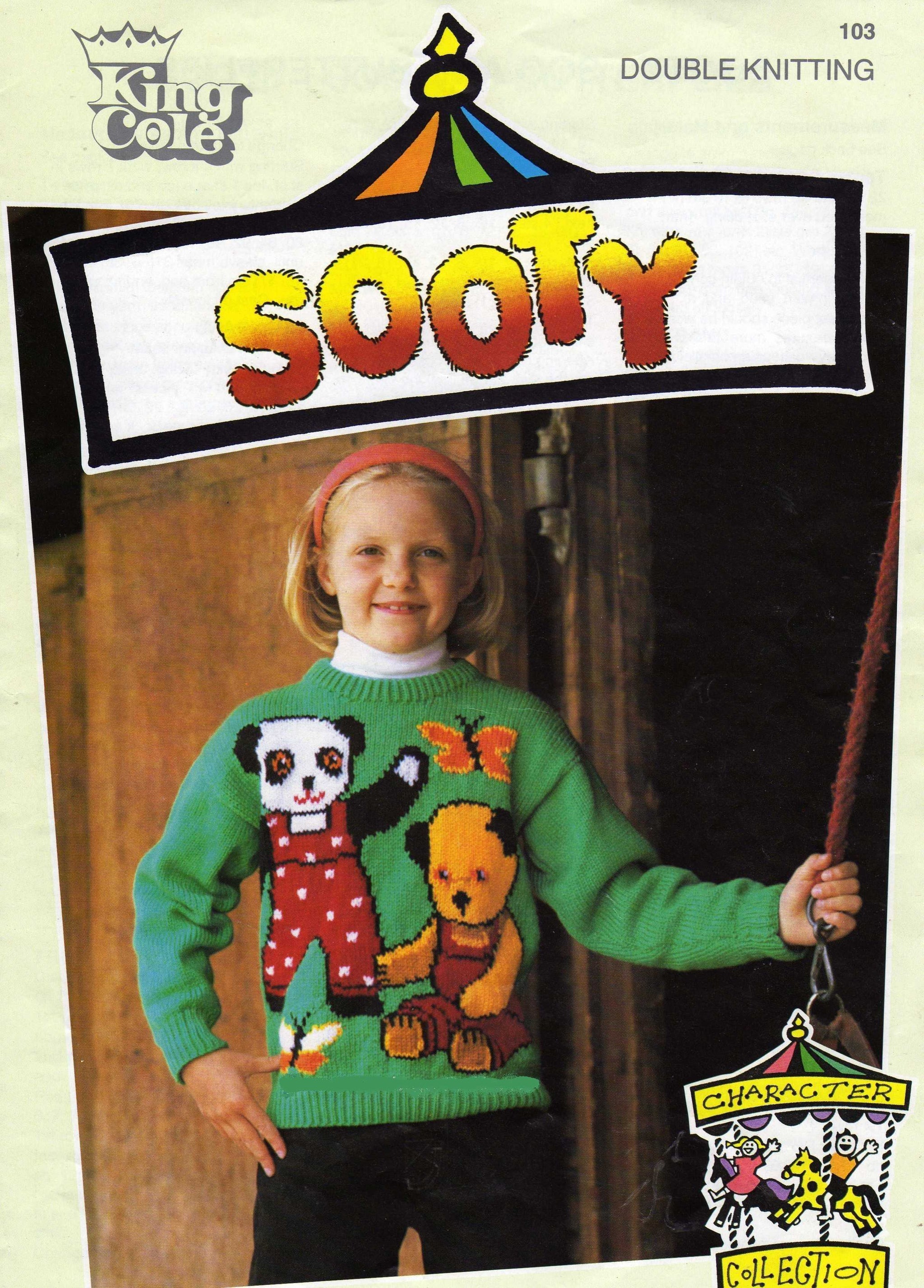 Sooty and Soo Jumper Knitting Pattern